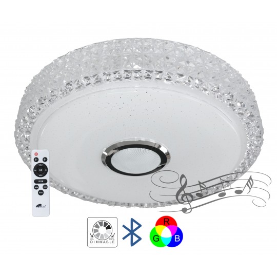 Led plafonjera 2x18W sa daljinskim i zvučnikom RGB | Beč elektro